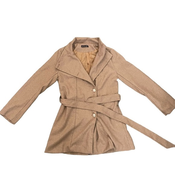 Vintage | Jackets & Coats | Vintage Neverland Light Brown Tan Winter ...